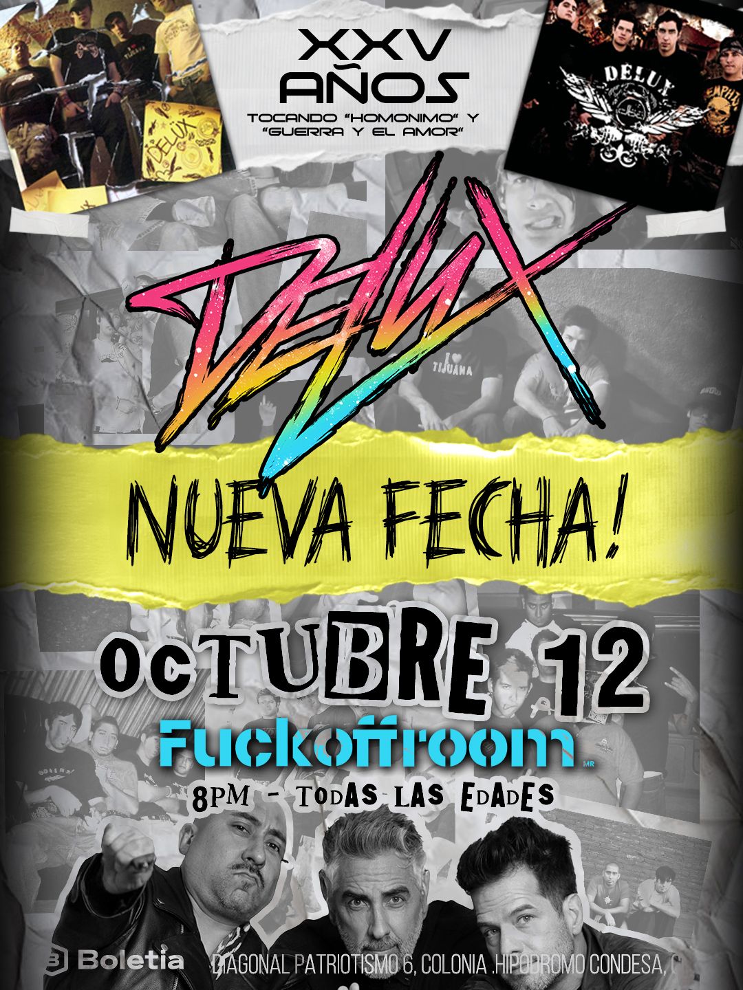 Delux celebrará 25 años de punk rock con dos shows llenos de nostalgia ...